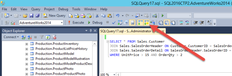 SQL Server 2016 Live Query Statistics - Mindful Codes